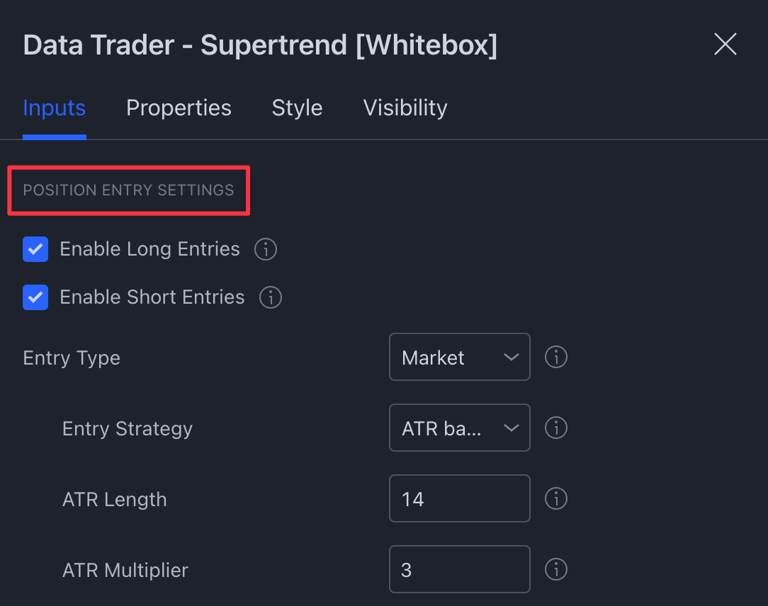 Position Entry Settings | Whitebox Docs