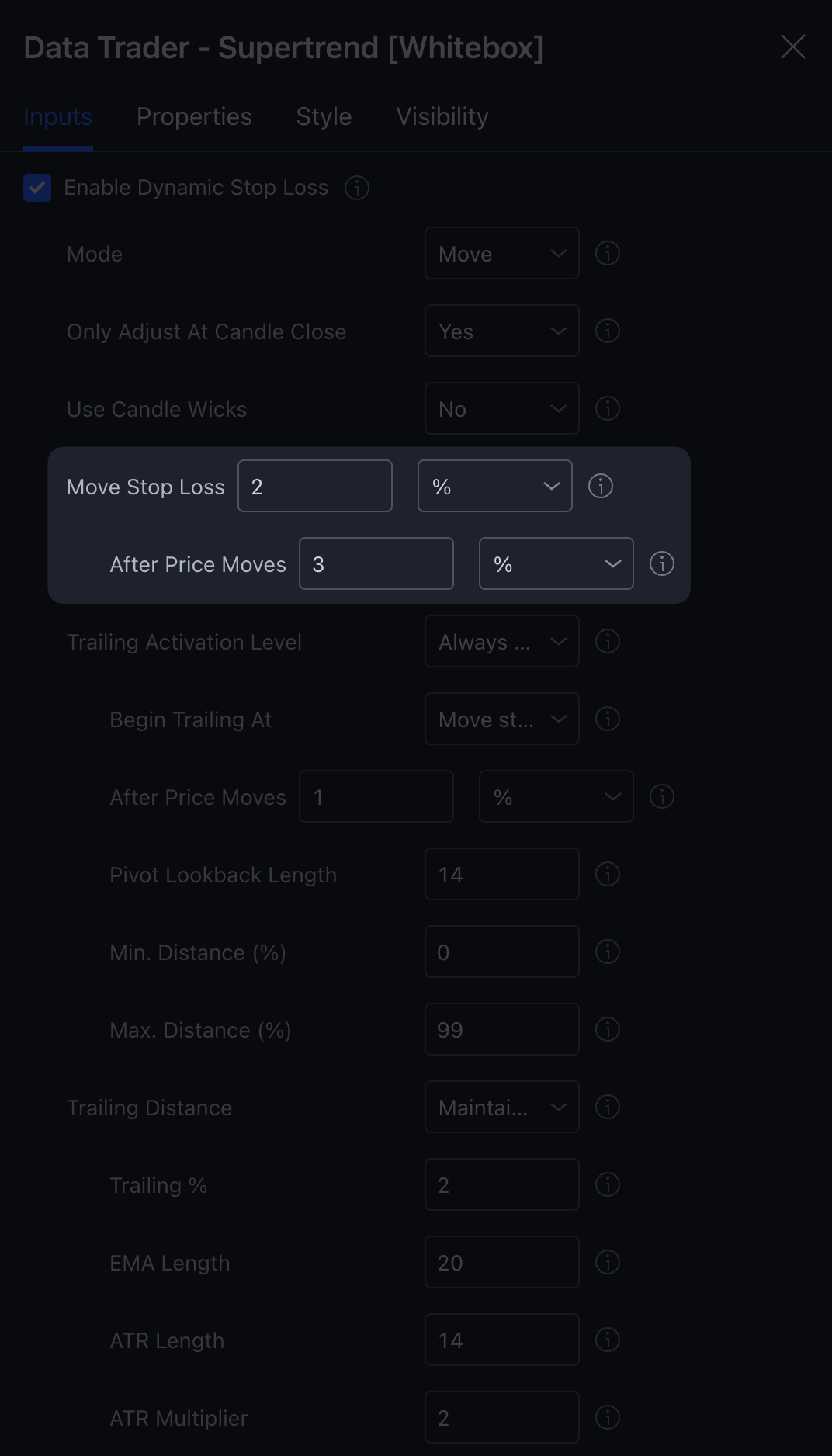 Position Exit Settings | Whitebox Docs