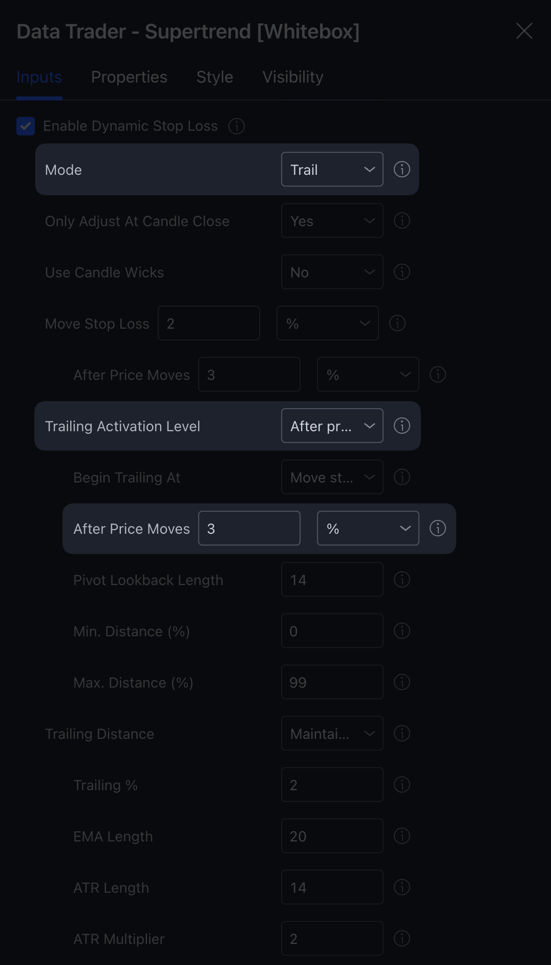 Position Exit Settings | Whitebox Docs