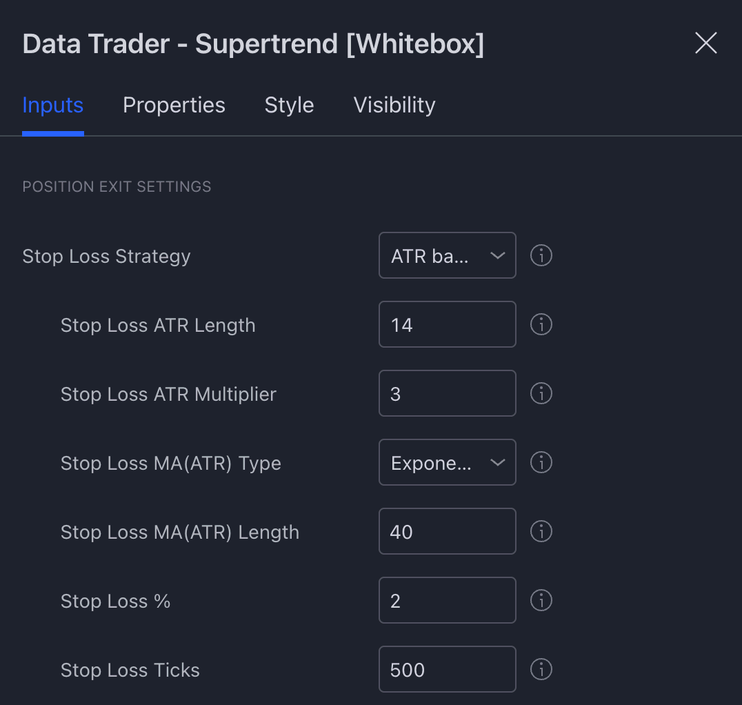 Position Exit Settings | Whitebox Docs