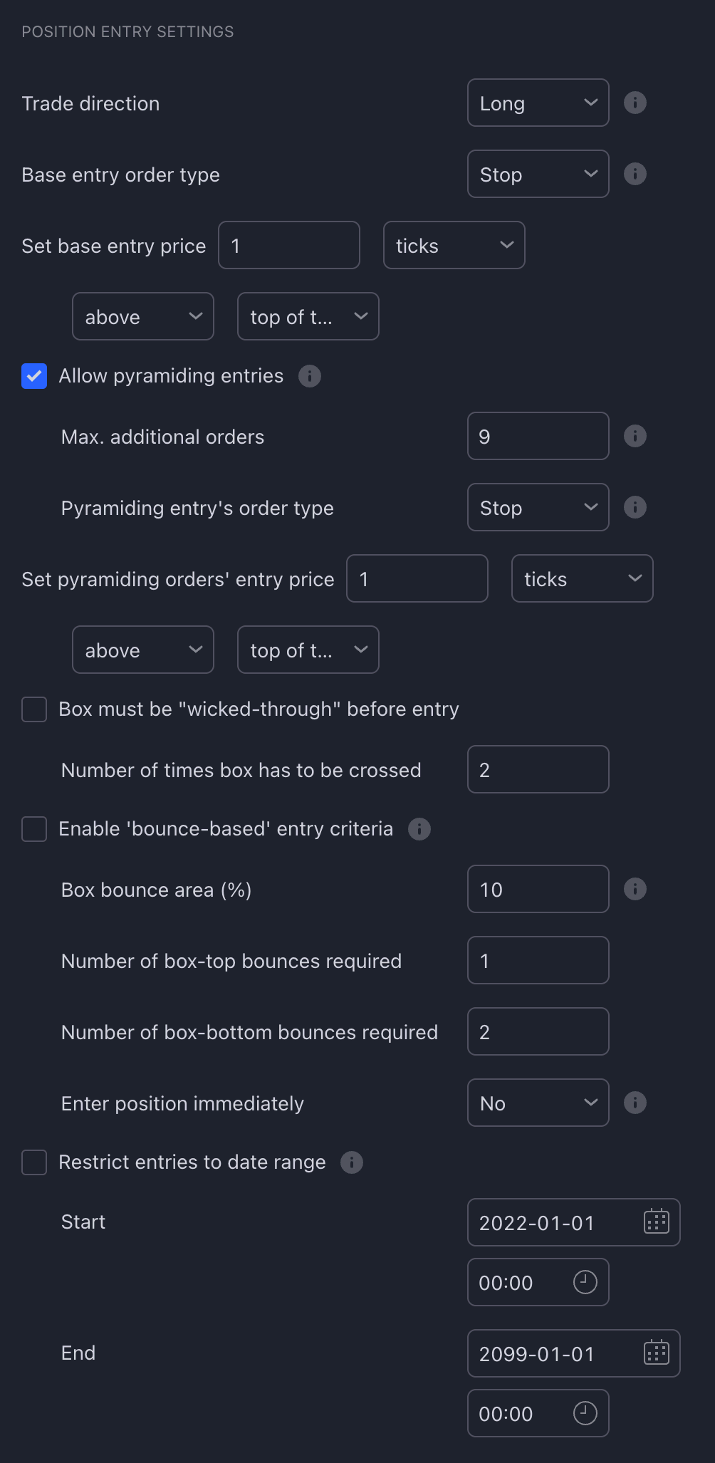 Darvas Box strategy | Whitebox Docs
